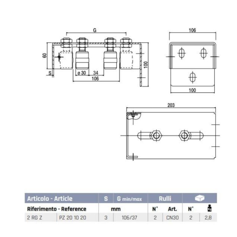Sliding Gate Guide Rollers